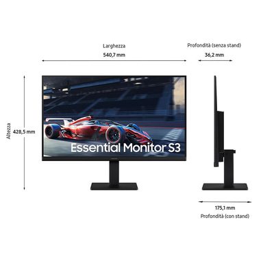 Samsung Monitor LED Serie S30GD da 24'' Full HD Flat | Monitor in ...