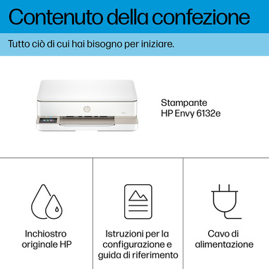 HP ENVY 6132e Wireless All-in-One Colore Stampante, Instant Ink; Stampa ...
